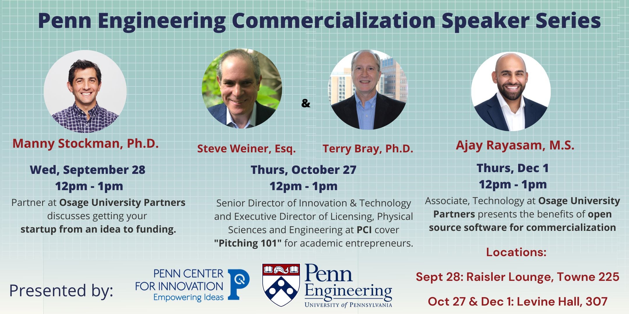 Penn Engineering Commercialization Speaker Series - Penn Center for ...